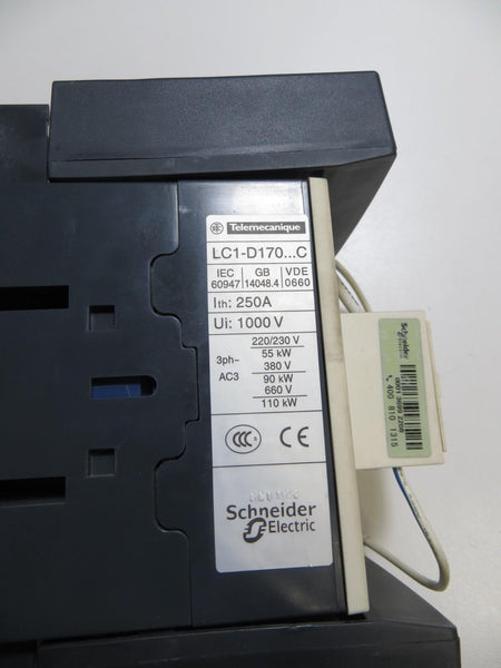 Schneider LC1-D170...C LC1D170...C Contactor – PFIParts