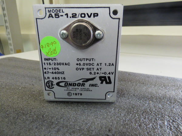 PFIParts - CONDOR POWER SUPPLY A5-1.2/OVP 115/230V 5VDC @ 1.2A - www ...